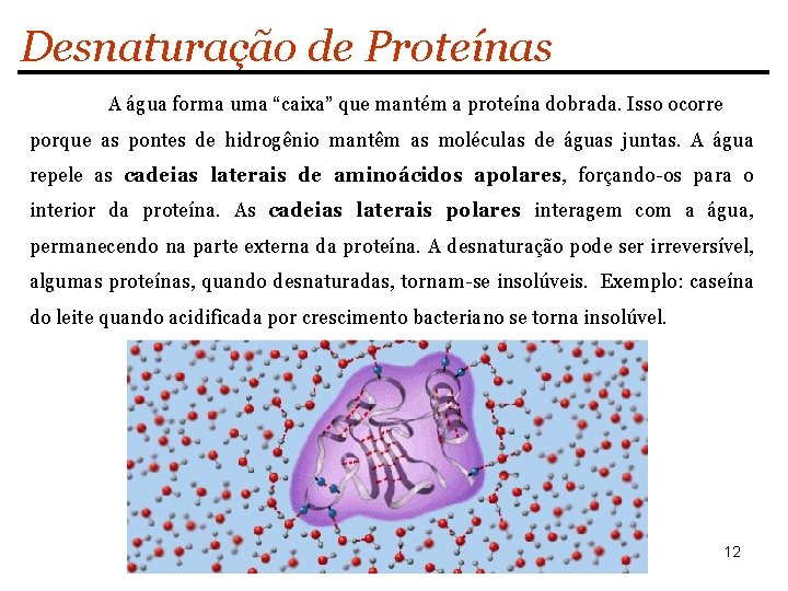 Protenas Para entender a estrutura 3 D das