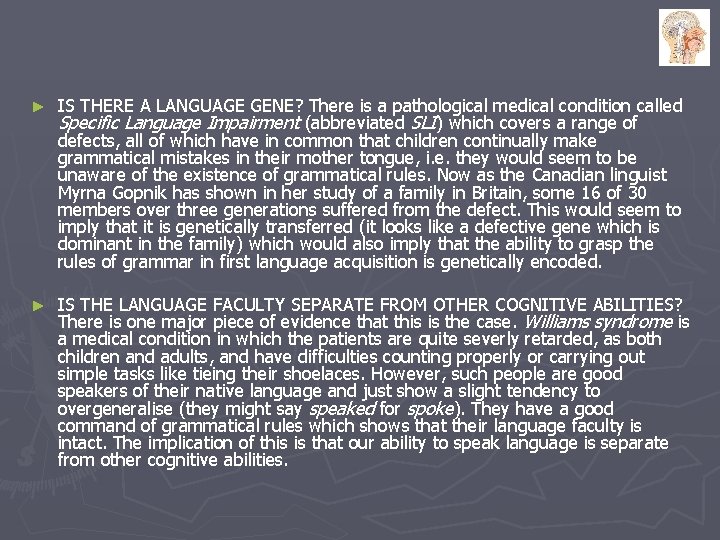 First and Second Language Acquisition Raymond Hickey English