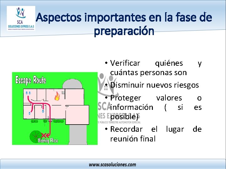 PLAN DE EMERGENCIAS Prepararnos para actuar ante una