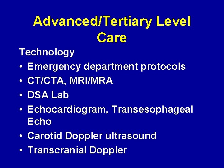 Medical Technology and its role in Establishing Stroke
