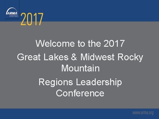 Welcome to the 2017 Great Lakes Midwest Rocky