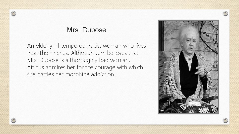 To Kill a Mockingbird Major Characters Jean Louise