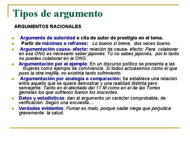 TIPOLOGA TEXTUAL 1 DE BACHILLERATO TIPOS DE TEXTOS