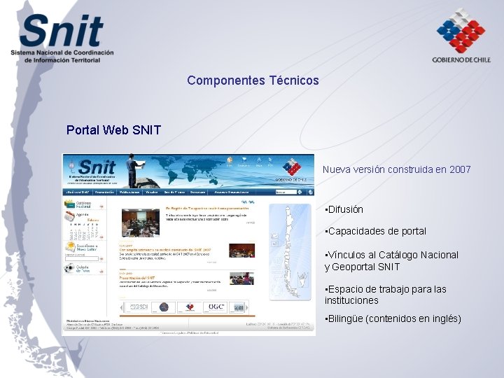 Sistema Nacional de Coordinacin de Informacin Territorial SNIT