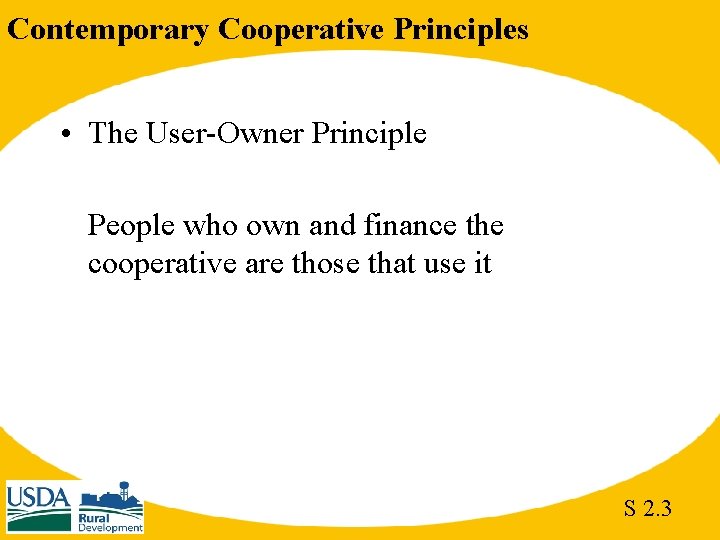 UNDERSTANDING COOPERATIVES UNIT 2 Cooperative Business Principles Slides