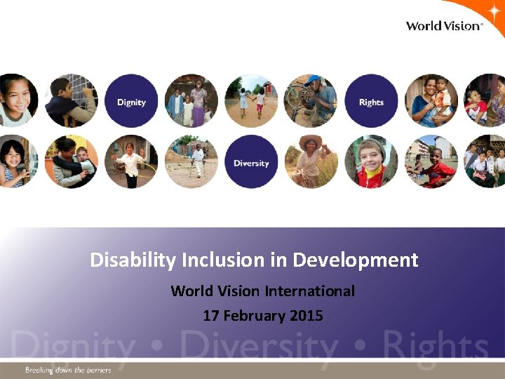 Disability Inclusion in Development World Vision International 17