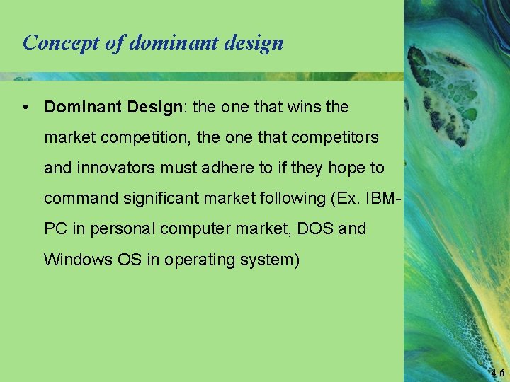 Chapter 4 Standards Battles and Design Dominance Copyright