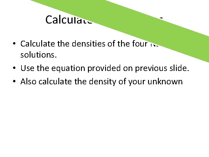 Salt Solutions Preparation Density and Concentration Relationships ...