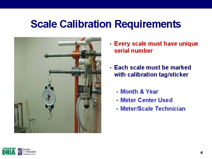 Calibration of Portable Scales 2017 Meter Technician Training