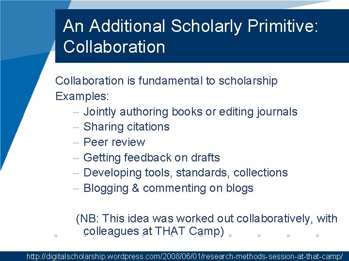 Doing Digital Scholarship Lisa Spiro Rice University Digital