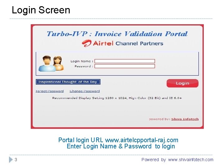 User Manual of TurboIVPTM Invoice Validation Portal for