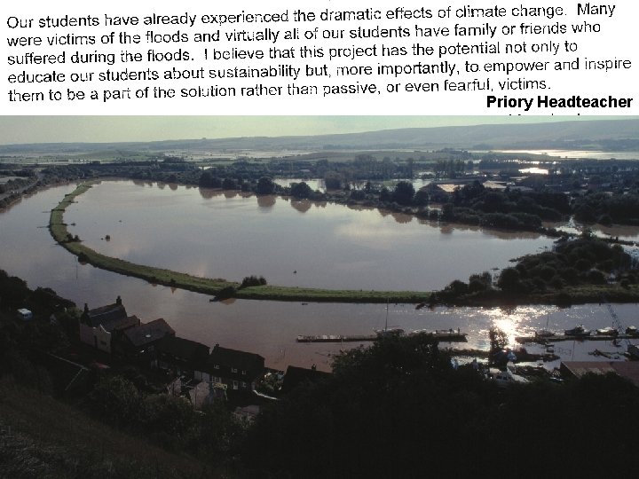 Priory Sea Level Rise Materials for Lesson One