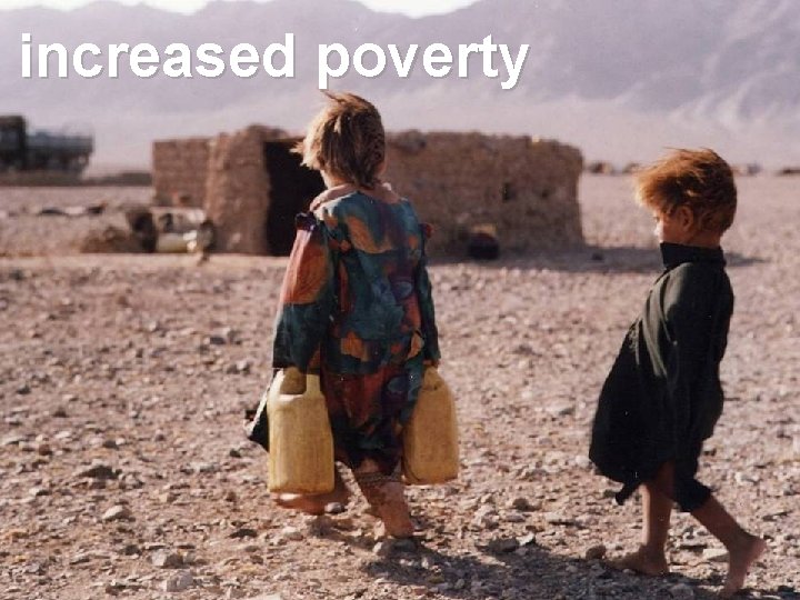 Climate change and environmental degradation impacts Why on