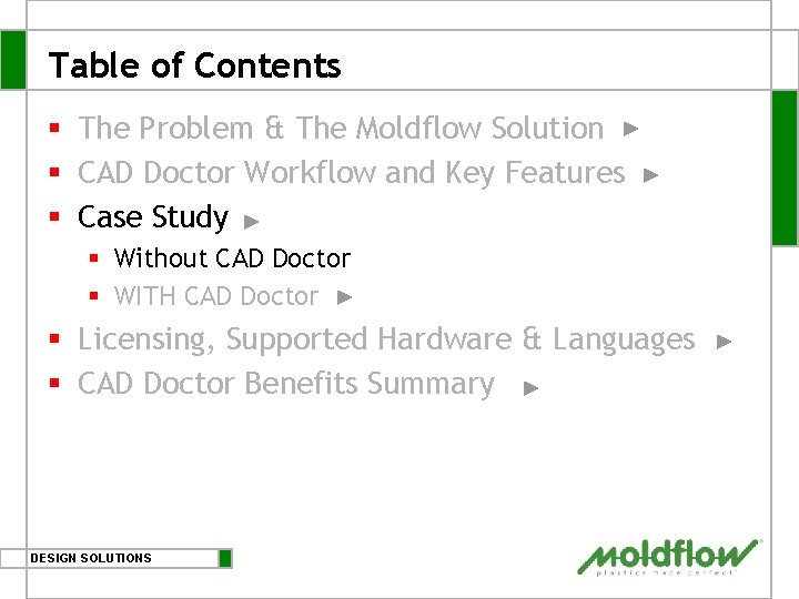 Moldflow CAD Doctor Version 2 0 3 D