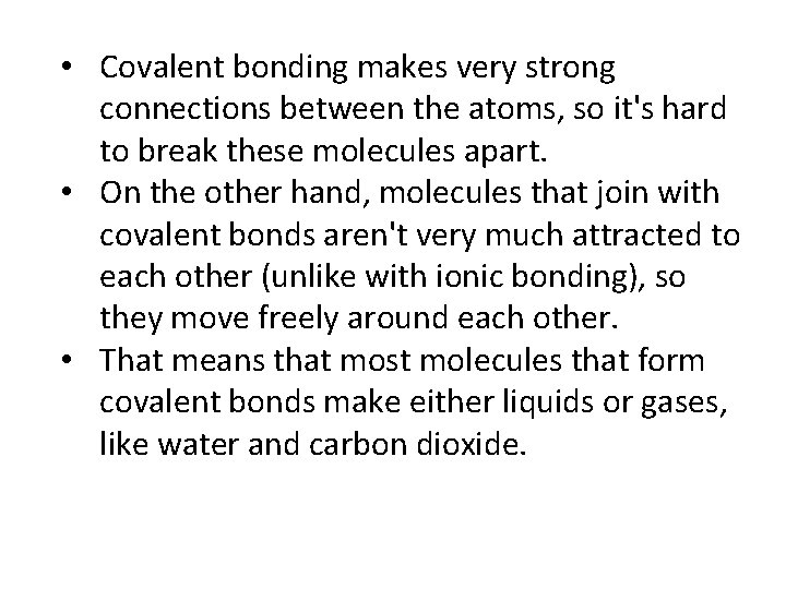 Year 10 SCIENCE Chemistry Bonding Bonding Basics Why