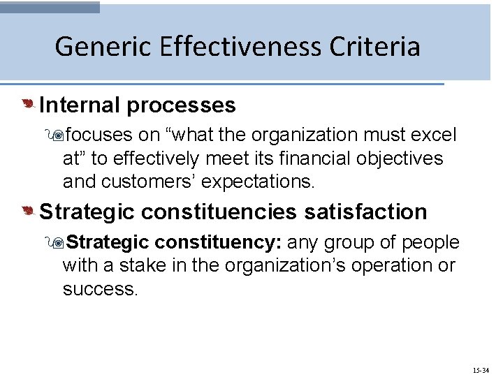 Designing Effective Organizations Chapter Fifteen Mc GrawHillIrwin 2012