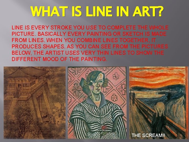 ELEMENTS OF ART LINE WHAT IS LINE IN ELEMENTS OF ART LINE WHAT IS LINE IN