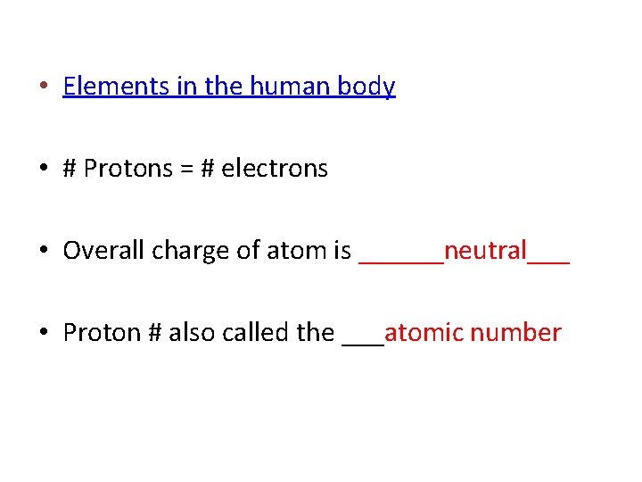 Section 2 1 What three subatomic particles make