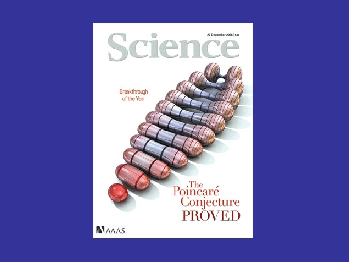 Bagels beach balls and the Poincar Conjecture Emily