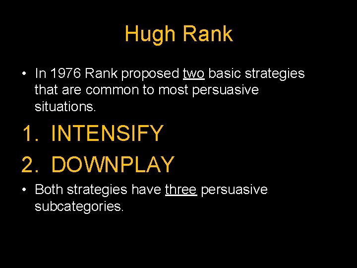 Welcome Back to Communication Graphics Ranks Model of