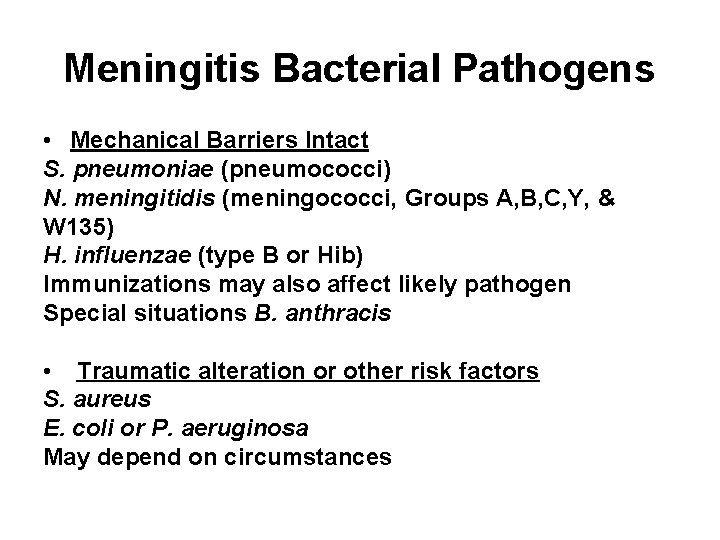 Lecture 1 Bacterial meningitis Dr Abdelraouf A Elmanama