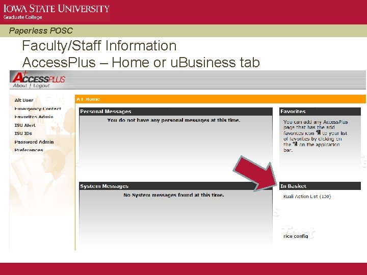 Paperless POSC What do Graduate Faculty Members need
