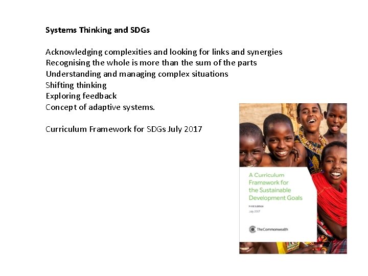 Systems Thinking And Sdgs Neil Mc Bride What