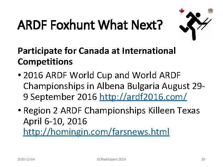 80 m Fox hunting Receivers Keith Witney VE