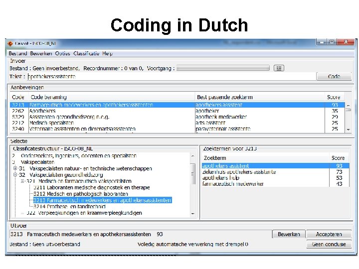CASCOT International version 5 User Guide Peter Elias