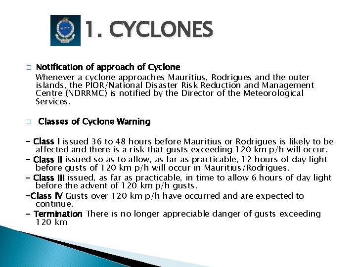 MAURITIUS POLICE FORCE MAURITIUS POLICE FORCE AIM COPING