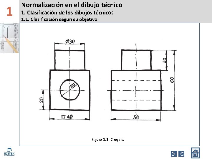 1 Normalizacin en el dibujo tcnico 1 Clasificacin