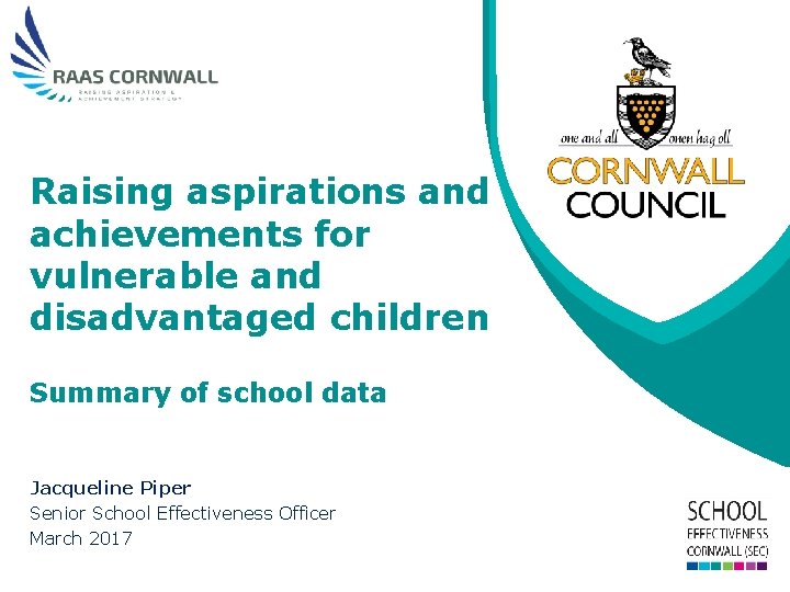 Raising aspirations and achievements for vulnerable and disadvantaged