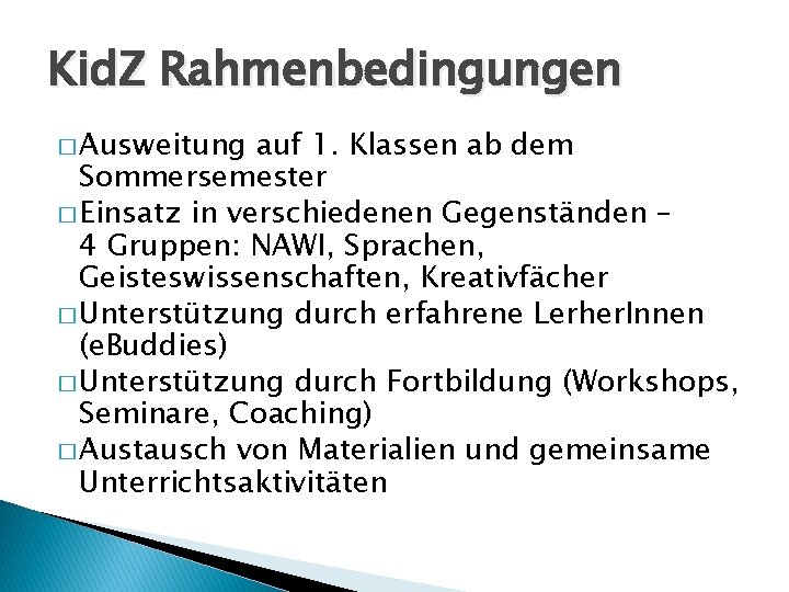 Kid Z Klassenzimmer der Zukunft FI Mag Gnther