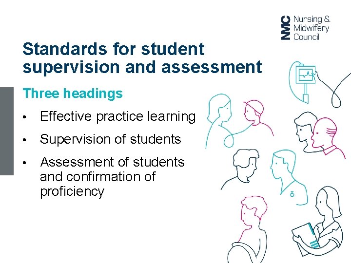 Standards for student supervision and assessment change title