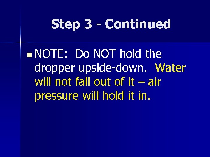 MAKING WET MOUNTS Class Notes Step 1 Get