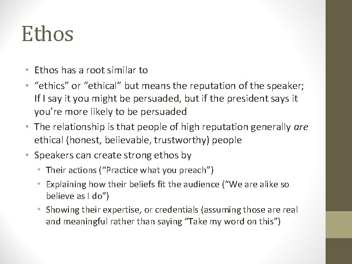 Rhetorical Theory Notes from Keith Lundberg part II