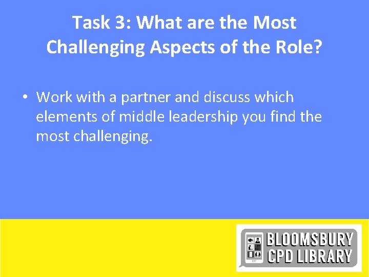 Accountability for Middle Leaders Starter What do you