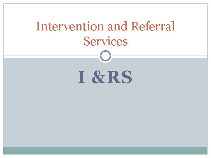 ACCOMMODATIONS FOR CHILDREN WITH DISABILITIES IN PUBLIC SCHOOLS