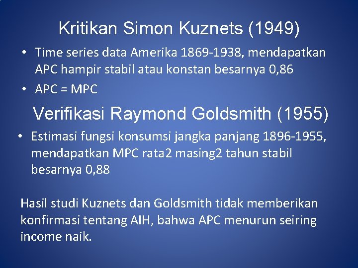 Teori Ekonomi Makro 1 kuliah ke 2 Teori