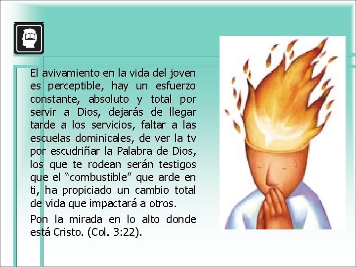 LA FRATERNIDAD JUVENIL SE SUSTENTA EN CIMIENTOS DOCTRINALES