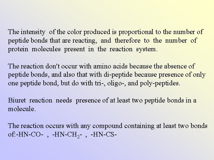 Protein Concentration Determination Quantitative Determination of ...