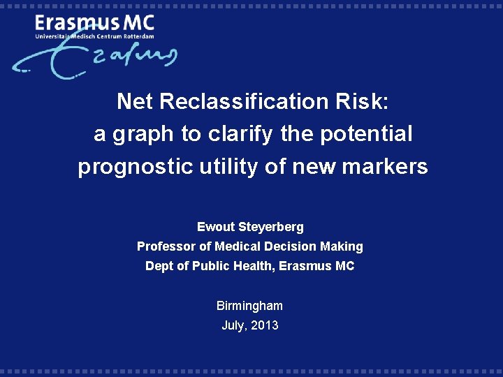 Net Reclassification Risk a graph to clarify the