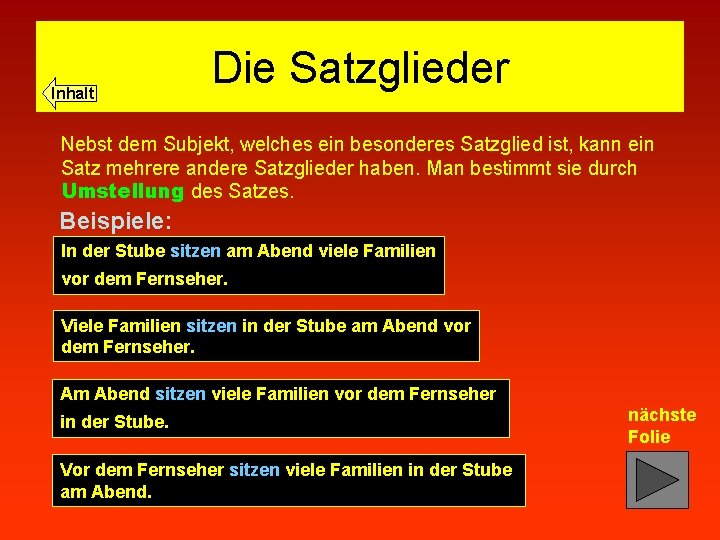 F Tochtermann Inhalt Der einfache Satz Die Satzendzeichen