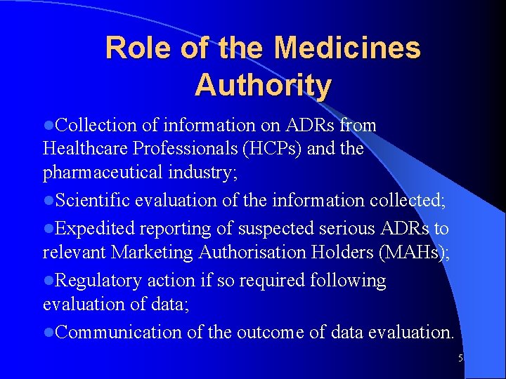 PHARMACOVIGILANCE THE NATIONAL ADVERSE DRUG REACTION ADR REPORTING