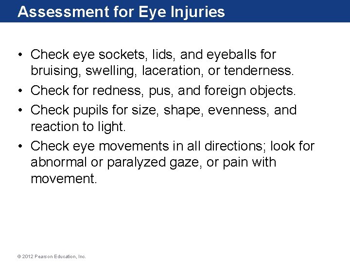 Chapter 18 Lecture Book Title Edition Injuries to