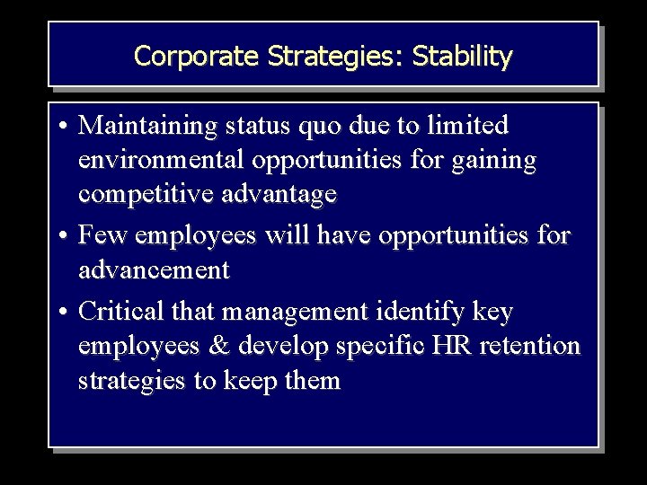 CHAPTER 3 STRATEGIC PLANNING Strategic Management Strategic Human