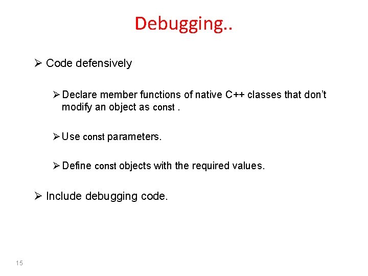Overview of Previous Lessons Over View Inheritance is