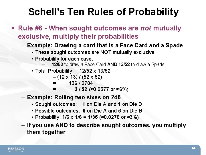 CHAPTER 11 MATH AND GAME BALANCE 1 Topics