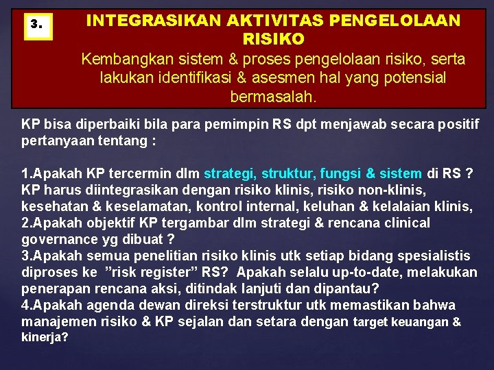TUJUH STANDAR DAN TUJUH LANGKAH KESELAMATAN PASIEN Dr