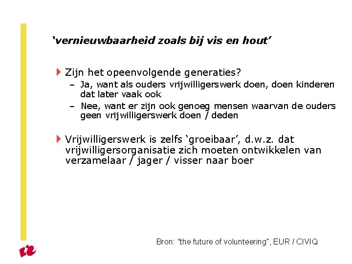 Uitleg module Vrijwilligersmanagement Vragen en antwoorden Inhoud module